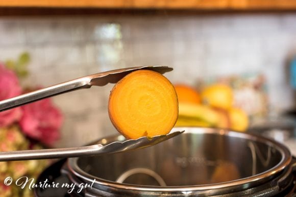 Easy Instant Pot Golden Beets Recipe {Pressure-Cooker Beets}