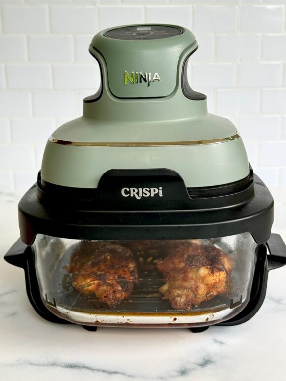 Air Fryer Chicken Thighs {Ninja Crispi Recipe} | Nurture My Gut